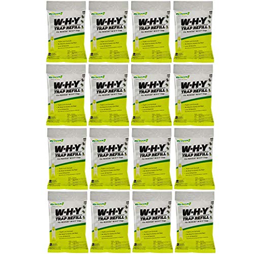 RESCUE! Non-Toxic Wasp, Hornet, Yellowjacket Trap (WHY Trap) Attractant Refill - 2 Week Refill - 16 Pack