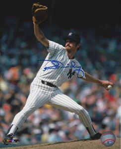 autographed ron guidry 8x10 new york yankees photo