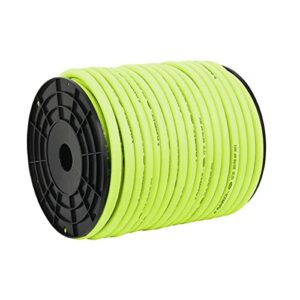 flexzilla pro air hose, bulk plastic spool, 1/2 in. x 250 ft, heavy duty, lightweight, hybrid, zillagreen - hfz12250yw