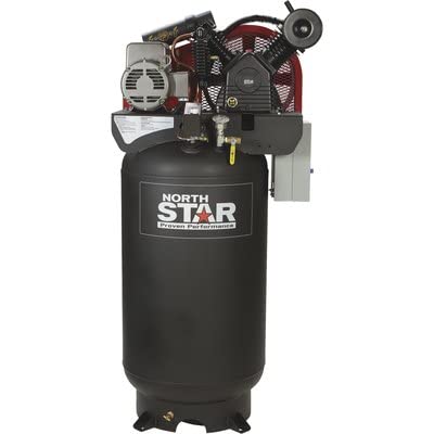 NorthStar Electric Air Compressor- 7.5 HP 80-Gal Vertical 230V 24.4 CFM @ 90 PSI