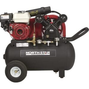 northstar portable gas-powered air compressor 20-gal hor tank 13.7 cfm @ 90 psi