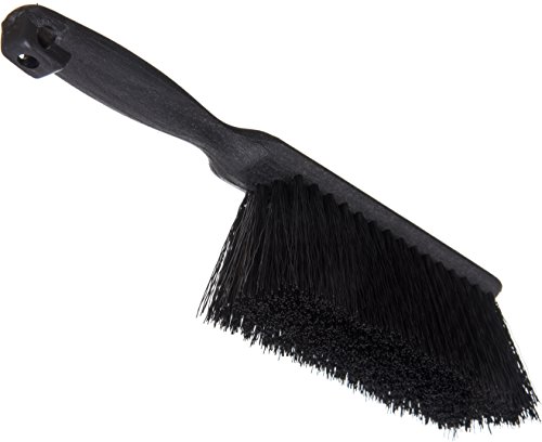 SPARTA Flo-Pac Counter, Bench Brush Bench Brush, Counter Brush with Polypropylene Block for Cleaning, 8 Inches, Black, (Pack of 12)