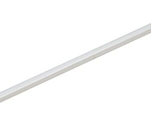 SPARTA 4023200 Plastic Mop Handle, Broom Handle, Replacement Handle With Threaded Tip For Cleaning, 60 Inches, White