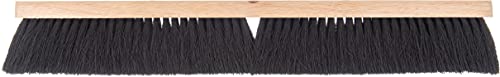 SPARTA Tampico Floor Sweep, Floor Brush for Cleaning, 24 Inches, Black