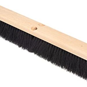 SPARTA Tampico Floor Sweep, Floor Brush for Cleaning, 24 Inches, Black