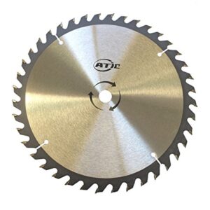 9" 40 Tooth Carbide Tip General Purpose Wood Cutting Circular Saw Blade with 5/8" Arbor (2 Pack)