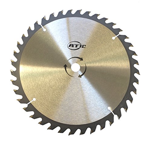 9" 40 Tooth Carbide Tip General Purpose Wood Cutting Circular Saw Blade with 5/8" Arbor (2 Pack)