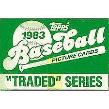 1983 topps traded baseball series 132 card set. features rookie cards of darryl strawberry and julio franco plus hall of famer tom seaver !