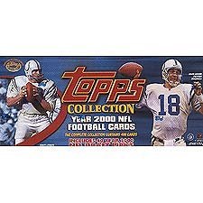 2000 topps football factory sealed 400 card box set. loaded with rookies and stars