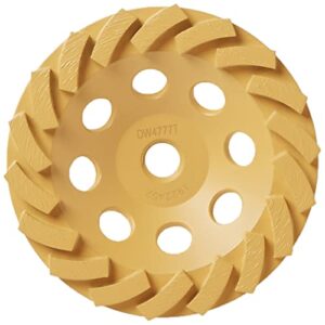 dewalt grinding wheel, diamond cup, 5-inch (dw4777t)