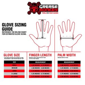 Grease Monkey Fingerless Xlarge,Black