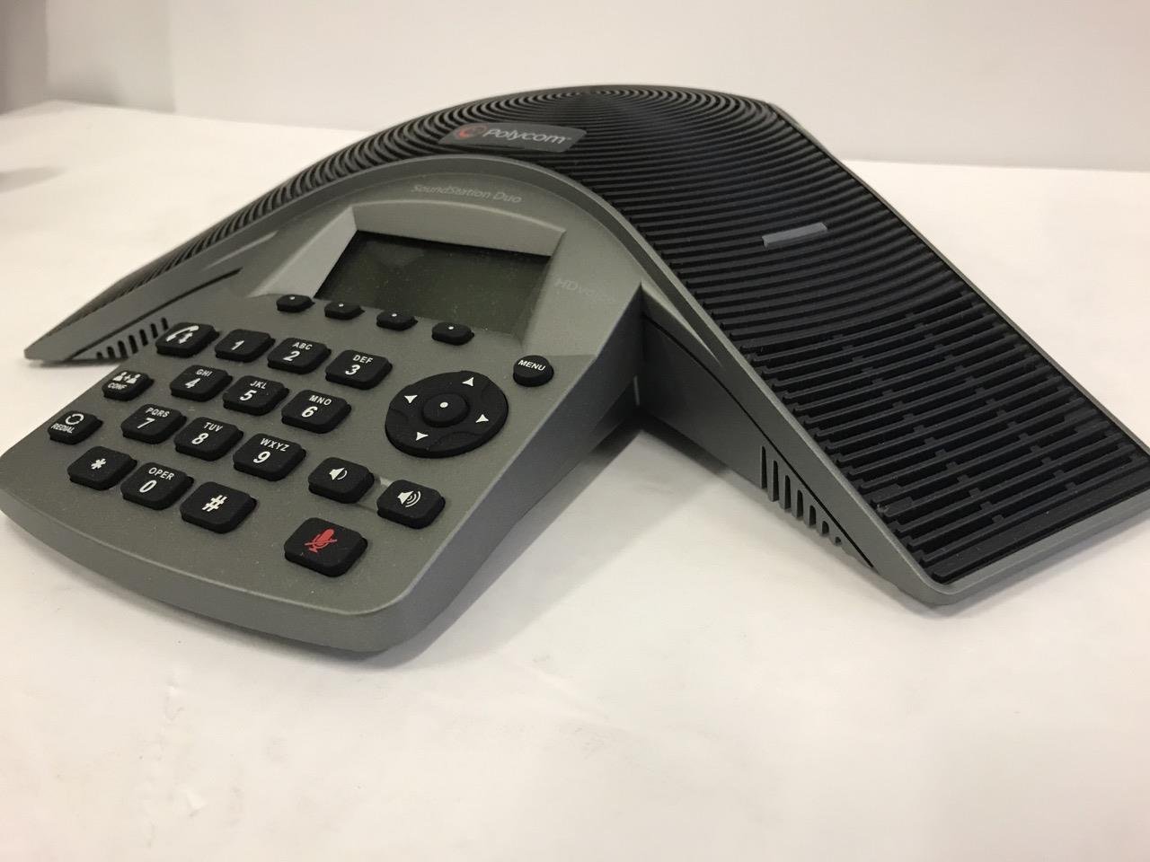 New Polycom 2200-19000-001 SOUNDSTATION Duo Conference Phone with North America Power Supply