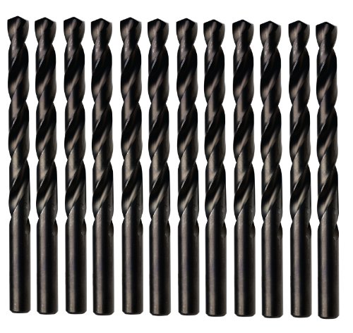 Irwin Tools 63508 1/8-Inch Black Oxide 135-Degree Jobber Length, Pack of 12