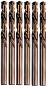 irwin tools 30510 5/32-inch cobalt alloy 135-degree, left handed-mechanics length, pack of 6