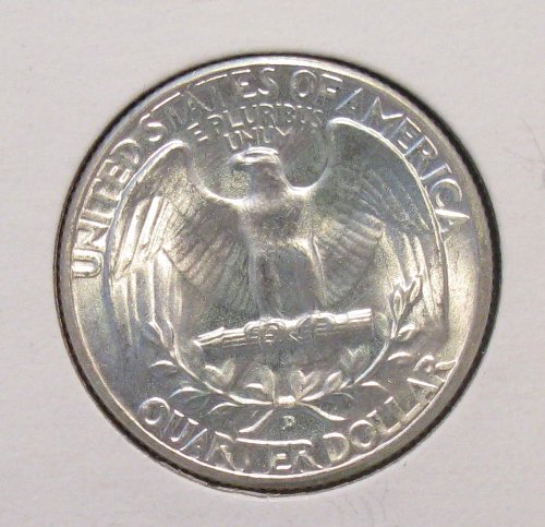 1942-D Choice BU Silver Washington Quarter