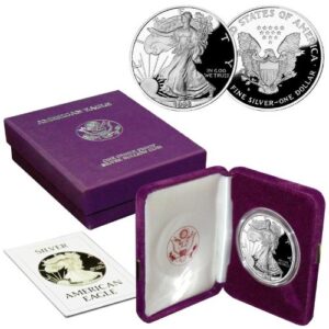 1986 silver eagle proof