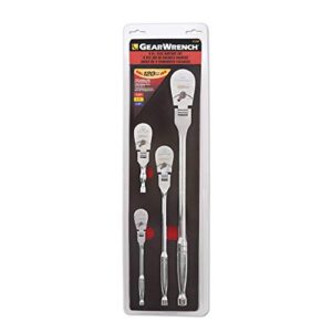 GEARWRENCH 4 Pc. 1/4", 3/8" & 1/2" Drive 120XP™ Flex Head Ratchet Set - 81230P