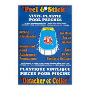 boxer adhesives peel and stick vinyl plastic pool patch