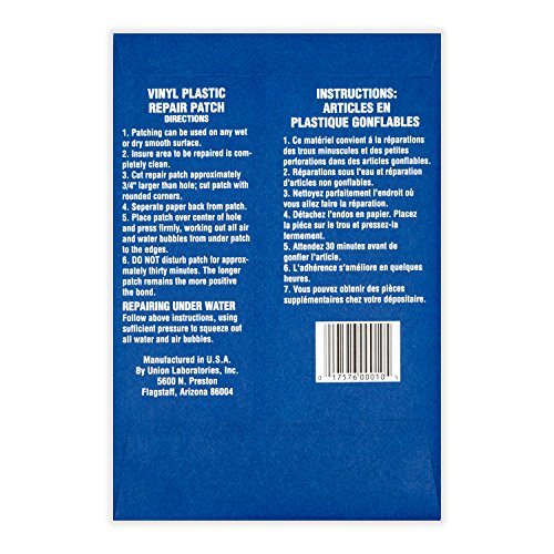 Boxer Adhesives Peel and Stick Vinyl Plastic Pool Patch