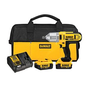 dewalt 20v max* impact wrench, high torque, hog ring anvil, 1/2-inch (dcf889hm2)