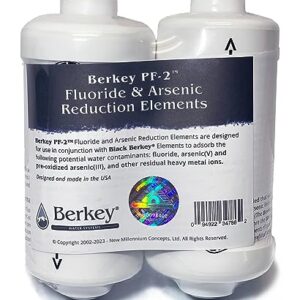 Berkey Authentic Berkey PF-2 Fluoride and Arsenic Reduction Elements (Set of 2 Elements)