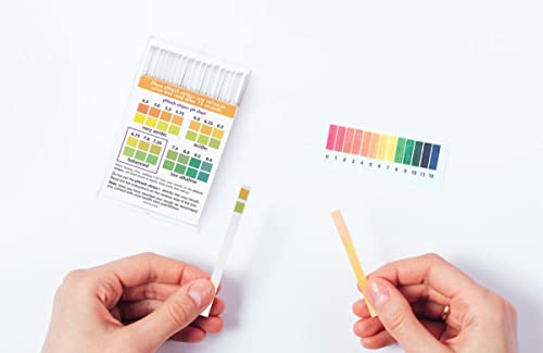 pHresh - pH Test Strips with Free Alkaline/Acidic Food Guide and pH Monitoring Kit - Easy to Use pH Meter - Monitor Your Body's pH Level - Narrow Range of pH 4.5-9.0 - 80ct