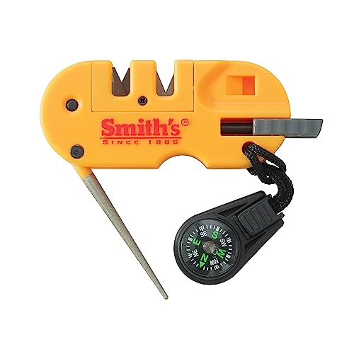 Smith's - S-50364 50364 Pocket Pal X2 Sharpener & Outdoors Tool Yellow