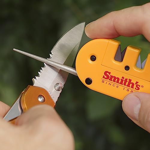 Smith's - S-50364 50364 Pocket Pal X2 Sharpener & Outdoors Tool Yellow