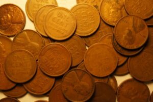 lincoln roll of wheat cent 1920 to 1929 p - s and d mintmarks