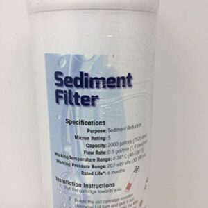 Pura 41407001 Quick Change Sediment Filter