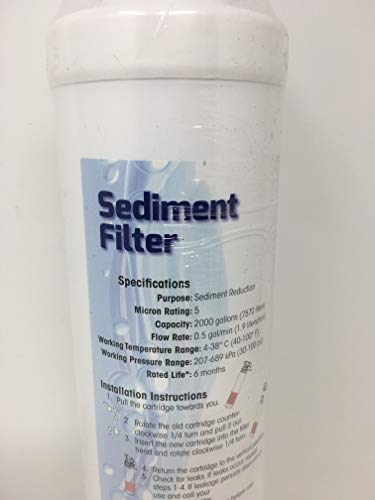 Pura 41407001 Quick Change Sediment Filter