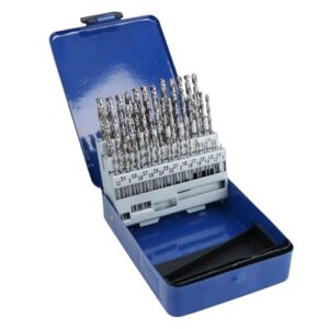 engineers fractional drill bit set hss 1-6mm in 0.1mm increments 51pc at020