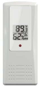 ambient weather f007th wireless thermo-hygrometer for ws-07 weather stations