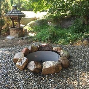 36" Diameter x 14 Deep Steel Metal Fire Pit Ring Liner Insert Only.