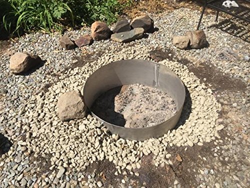 36" Diameter x 14 Deep Steel Metal Fire Pit Ring Liner Insert Only.