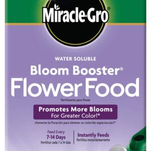 Miracle-Gro 146002 Water Soluble Bloom Booster Flower Food, 4 lb