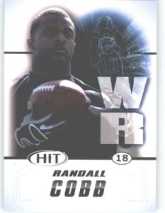 2011 sage hit football card #81 randall cobb (rc - rookie card) boise state - nfl trading card