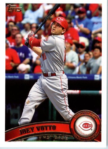 2011 Topps Baseball Card #5 Joey Votto - Cincinnati Reds - MLB Trading Card