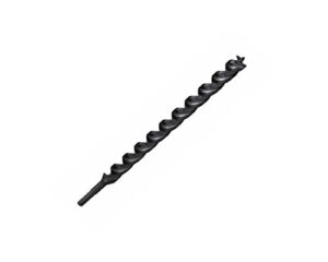 wood owl 1" diameter x 7 1/2" long ultra smooth tri cut auger hand brace boring bit ptee coated 09713