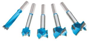 roman carbide dc1919 carbide forstner bit, set, 15mm - 35mm, 5-piece