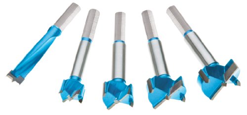 Roman Carbide DC1919 Carbide Forstner Bit, Set, 15mm - 35mm, 5-Piece