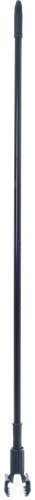 Carlisle FoodService Products 3697000 Vinyl Coated Metal Mop Handle, 15/16" Diameter x 60" Length, Black, For Jaw Style Wide Band Mops (Pack of 12)