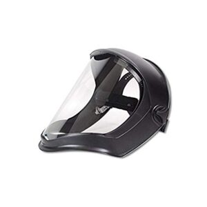 uvex bionic face shield with clear polycarbonate visor and anti-fog/hard coat (s8510)