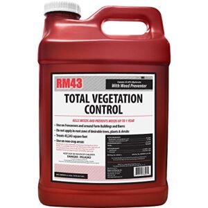 rm43 43-percent glyphosate plus weed preventer total vegetation control, 2.5-gallon