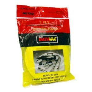 metrovac metropolitan dv5pb repl dust bags pk/5 (dv5pb)