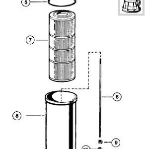 TORK Distributors Compatible with Star-Clear Cartridge Filter C100, C250, C500, C750 Series Pool Filter O-ring Replacement Kit