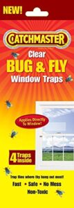 ap & g inc catchmaster 904 clear fly window traps 4 pack