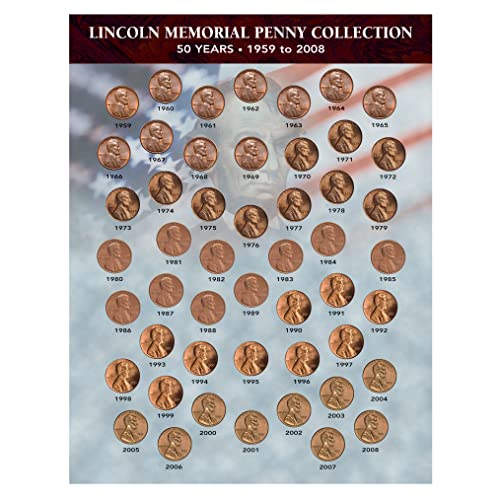 American Coin Treasures American Coin Treasures Lincoln Memorial Penny Collection 1959-2008 Novelty