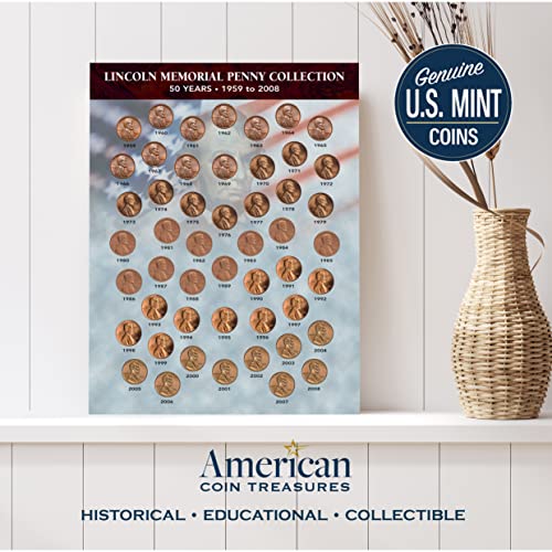 American Coin Treasures American Coin Treasures Lincoln Memorial Penny Collection 1959-2008 Novelty