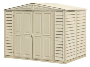 duramax 00184 dura mate shed with foundation, 8 by 5.5-inch